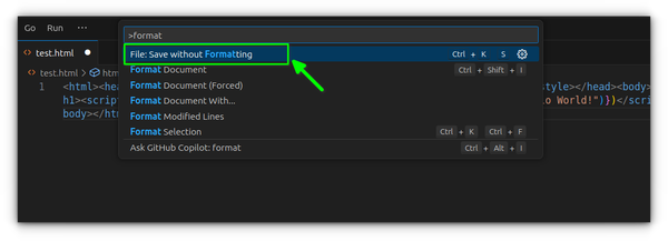 Automatically Format Code On File Save in Visual Studio Code