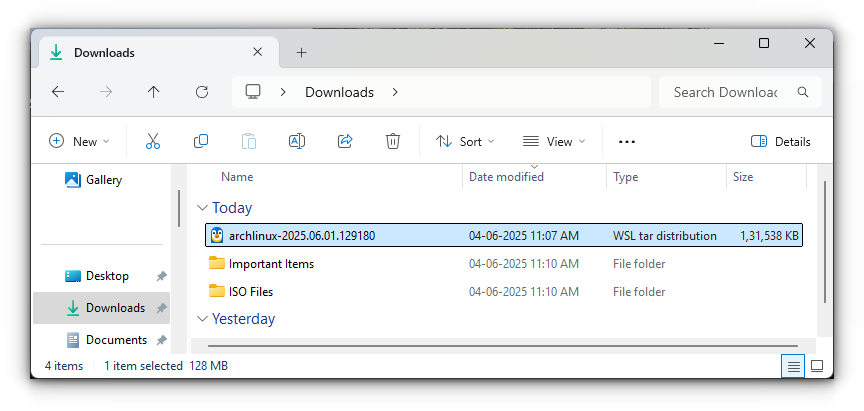 Install Arch Linux in Windows WSL and Set it Up