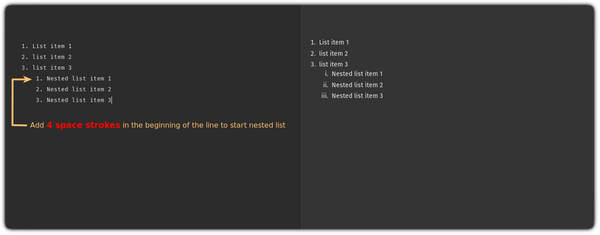 How to Add Bullet Points and Numbered Lists in Markdown