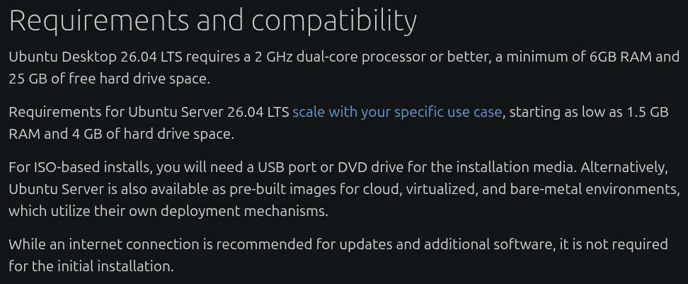 Ubuntu 26.04 LTS Requires More RAM Than Windows 11?