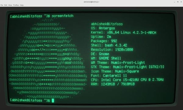 Display Linux Distribution Logo in ASCII Art in Terminal