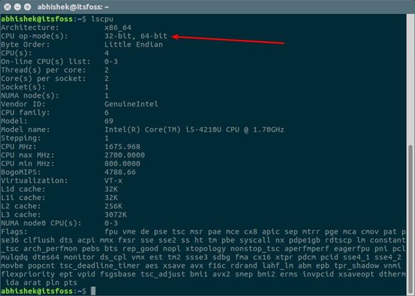 How to Know if You Have 32 Bit or 64 Bit Computer in Linux and Windows