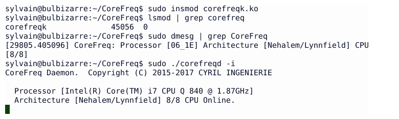 Check Detailed CPU Information In Linux With CoreFreq