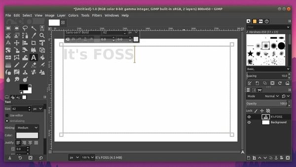 How to Outline Text in GIMP [in 3 Simple Steps]