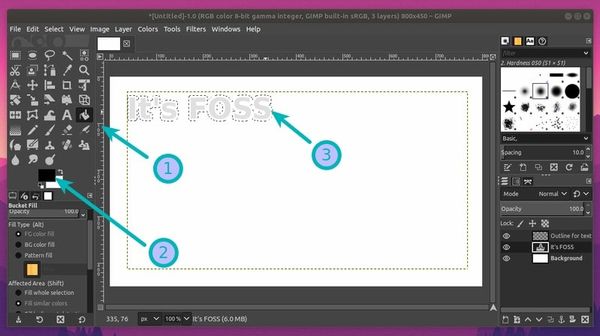 How to Outline Text in GIMP [in 3 Simple Steps]