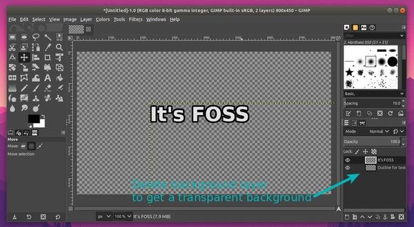 How to Outline Text in GIMP [in 3 Simple Steps]