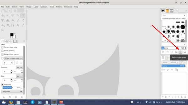 How to Add New Brushes in GIMP