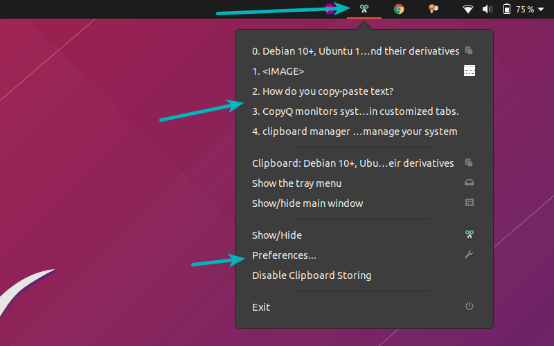 CopyQ for Keeping a Track of Clipboard History in Linux