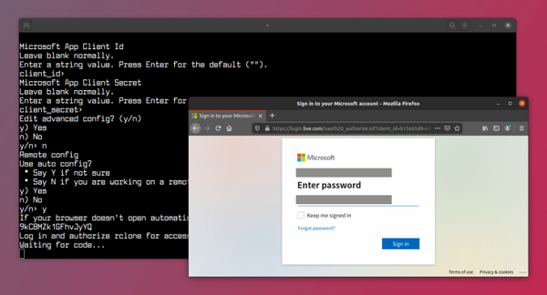 Use Microsoft OneDrive in Linux With Rclone
