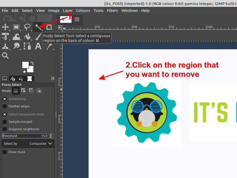 How to Make a Transparent Background in GIMP