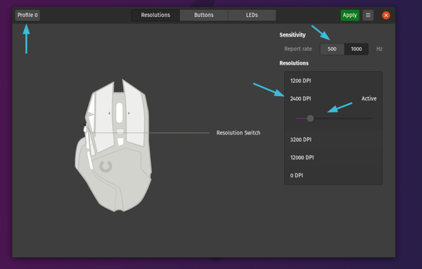 How to Configure Gaming Mouse on Linux Using Piper