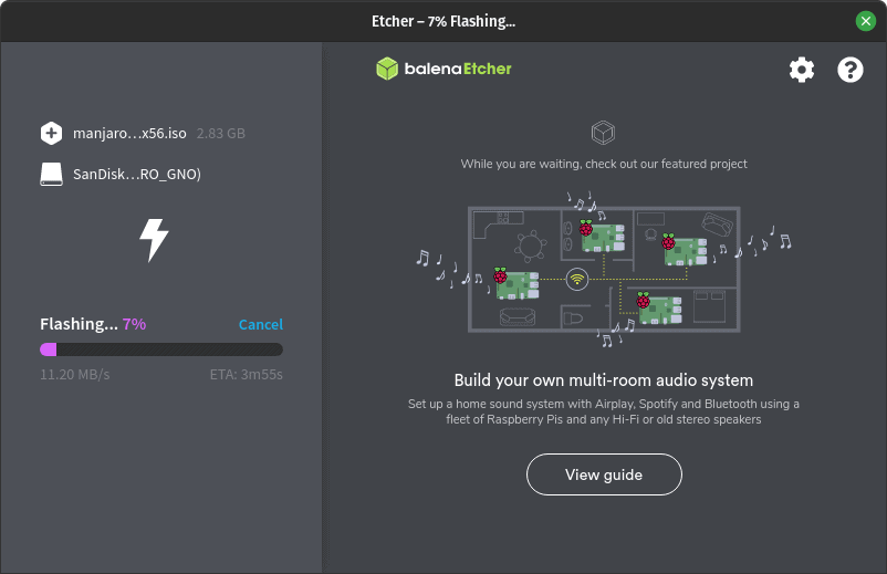 How to Create Live USB of Manjaro in Windows & Linux