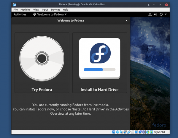 Install Fedora Linux in VirtualBox [With Clipboard Sharing]