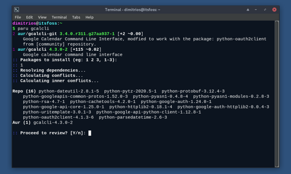 Paru - AUR Helper and Pacman Wrapper Based on Yay