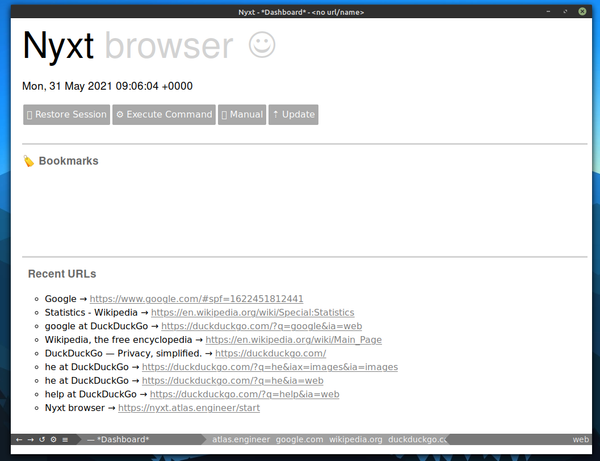 Nyxt: Keyboard-oriented Web Browser Inspired by Emacs & Vim