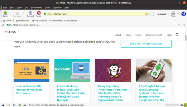 10 Open Source Lightweight Web Browsers for Linux