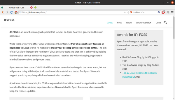 10 Open Source Lightweight Web Browsers for Linux
