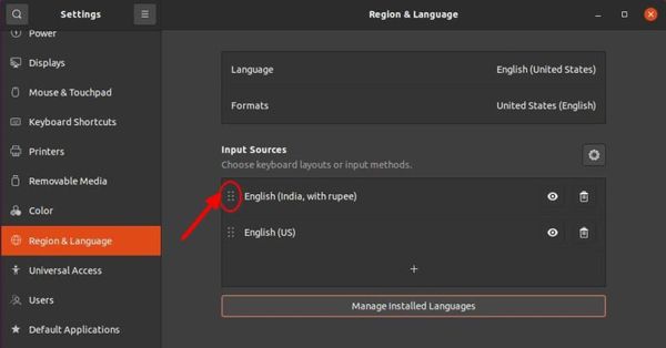 How to Type Indian Rupee Symbol in Ubuntu Linux