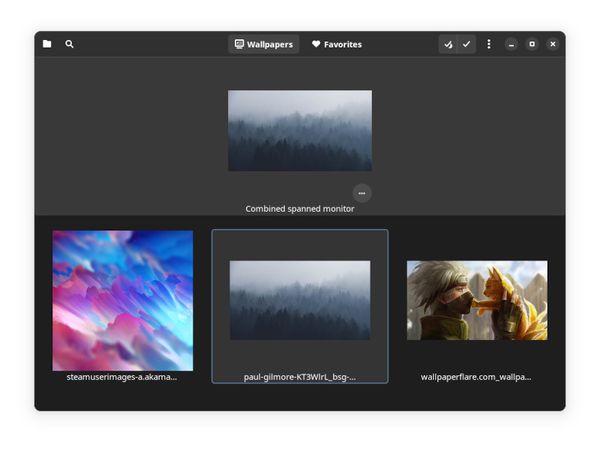 Set Different Wallpaper for Each Monitor in Linux