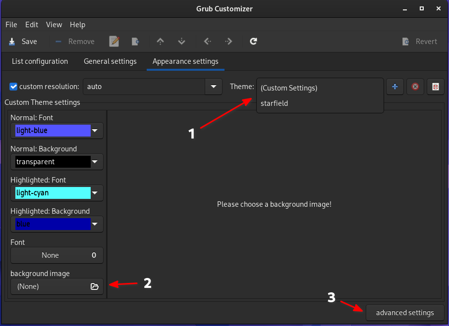 Install and Use Grub Customizer in Fedora Linux