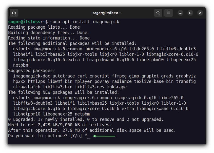 Install ImageMagick on Ubuntu