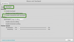 Fix Touchpad Click Not Working in Linux Mint