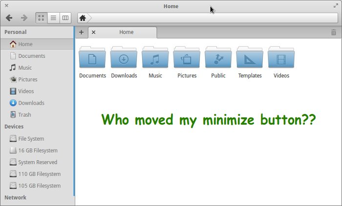 Add Minimize Button In Elementary OS Freya And Luna