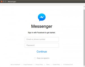 Install Facebook Messenger Desktop App In Linux