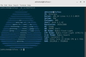 Display Linux Distribution Logo in ASCII Art in Terminal