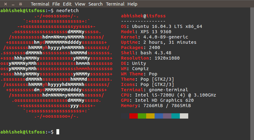 Display Linux Distribution Logo in ASCII Art in Terminal