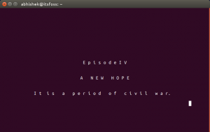 Watch Star Wars In Linux Terminal via Telnet