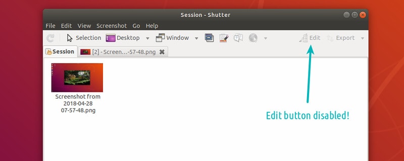 How To Fix Disabled Edit Option In Shutter in Ubuntu 18.04 & Mint 19