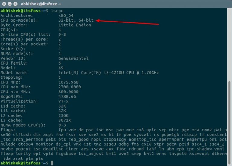 How To Know If You Have 32 Bit or 64 Bit Computer in Linux and Windows