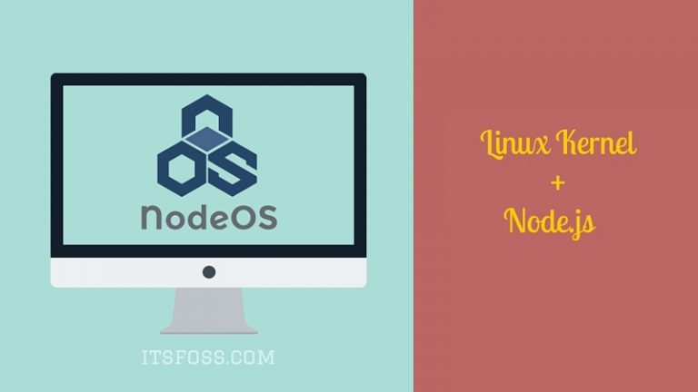 NodeOS : Linux Distribution for Node Lovers
