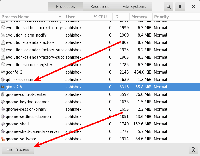 Use Task Manager In Ubuntu And Other Linux