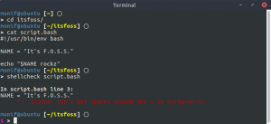 Easily Find Bugs In Shell Scripts With ShellCheck