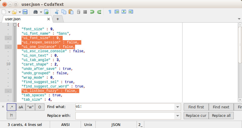 Meet Cudatext A Cross Platform Open Source Code Editor