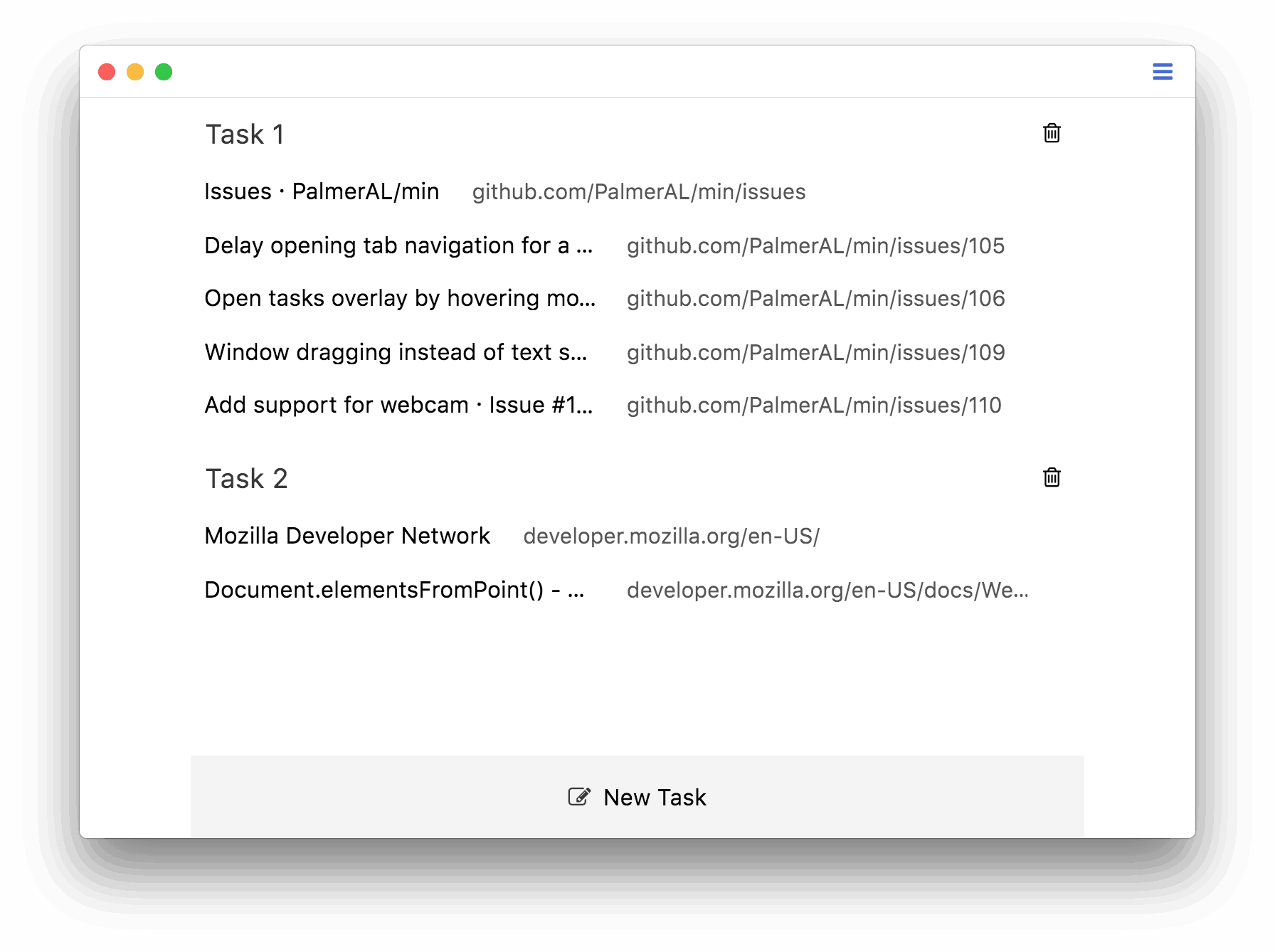Min: An Open Source Web Browser for Minimalists