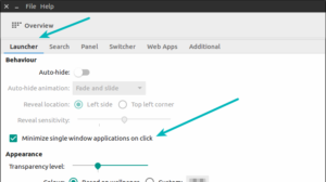 How to Enable Click to Minimize on Ubuntu
