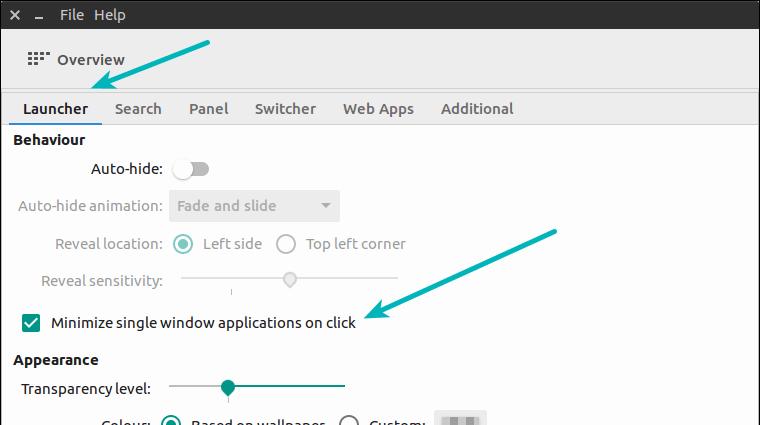 How to Enable Click to Minimize on Ubuntu