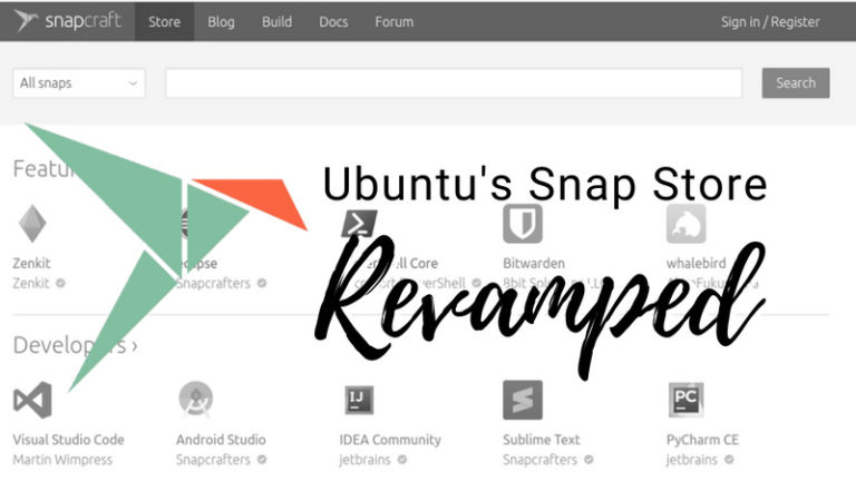 Ubuntu's Snap Apps Website Gets Much Needed Improvements