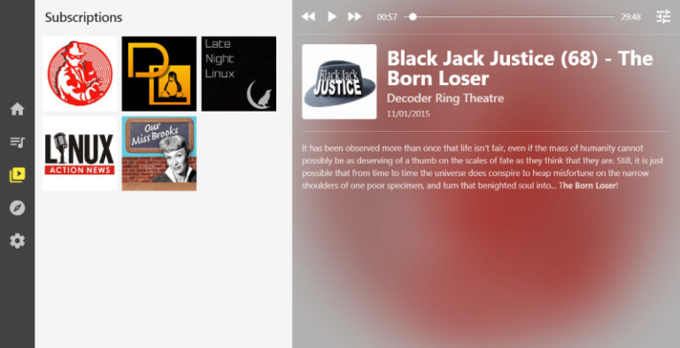 CPod: An Open Source, Cross-platform Podcast App