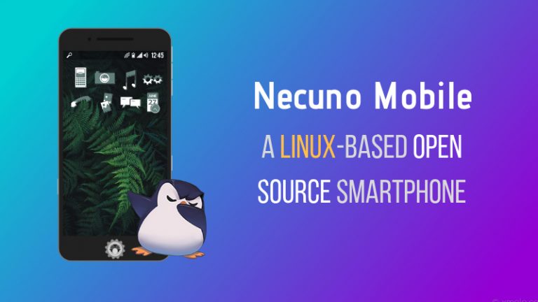 Necuno is a New Open Source Smartphone Running KDE