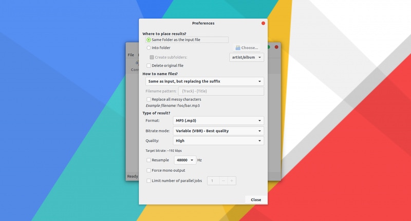 Easily Convert Audio File Formats with SoundConverter in Linux