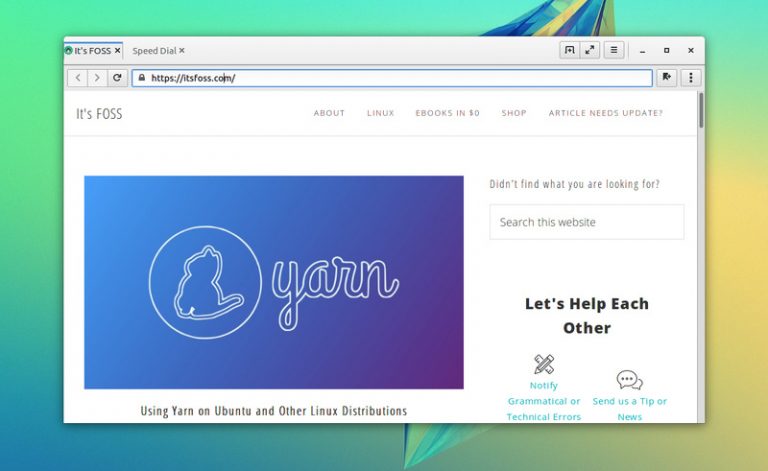 Midori: A Lightweight Open Source Web Browser