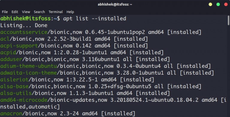 How to List Installed Packages on Ubuntu and Debian-based Linux ...