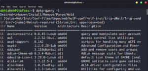 How to List Installed Packages on Ubuntu and Debian-based Linux Distributions