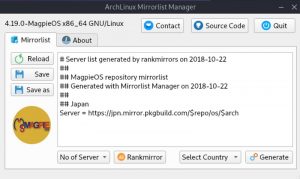 Manage Your Mirrors with ArchLinux Mirrorlist Manager