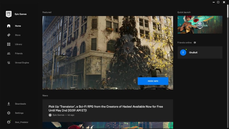 Accessing Epic Games Store on Linux With Lutris