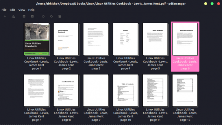 Split, Merge, Rotate and Reorder PDF Files in Linux with PDFArranger